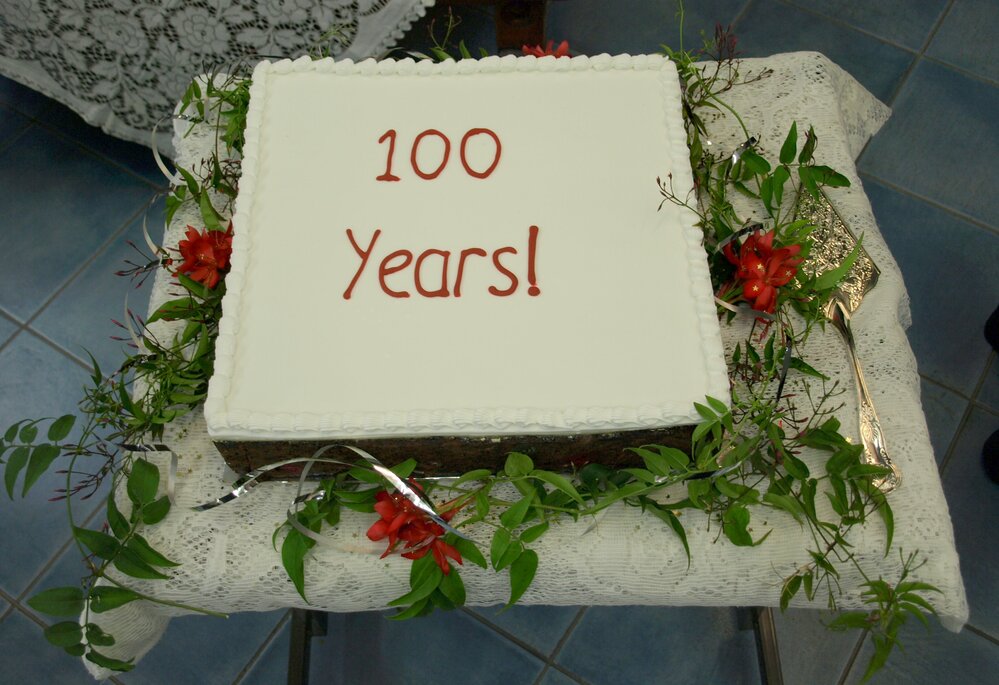 Cake made for staff reunion for 100 year celebration of Timaru District ...