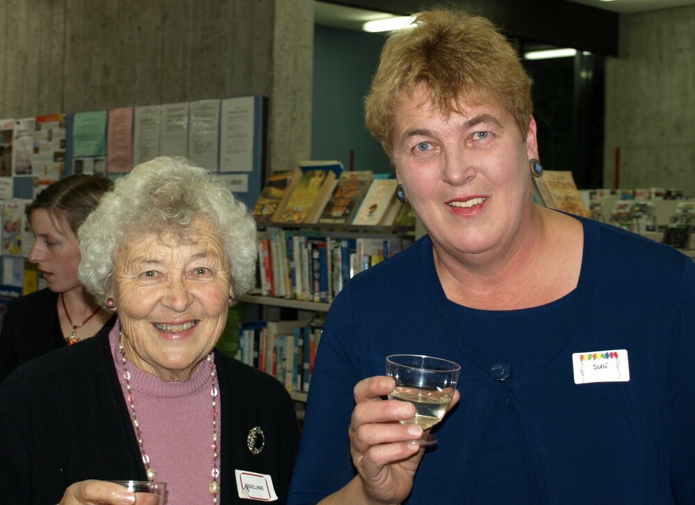 Library staff members at the reunion | Aoraki Heritage Collection