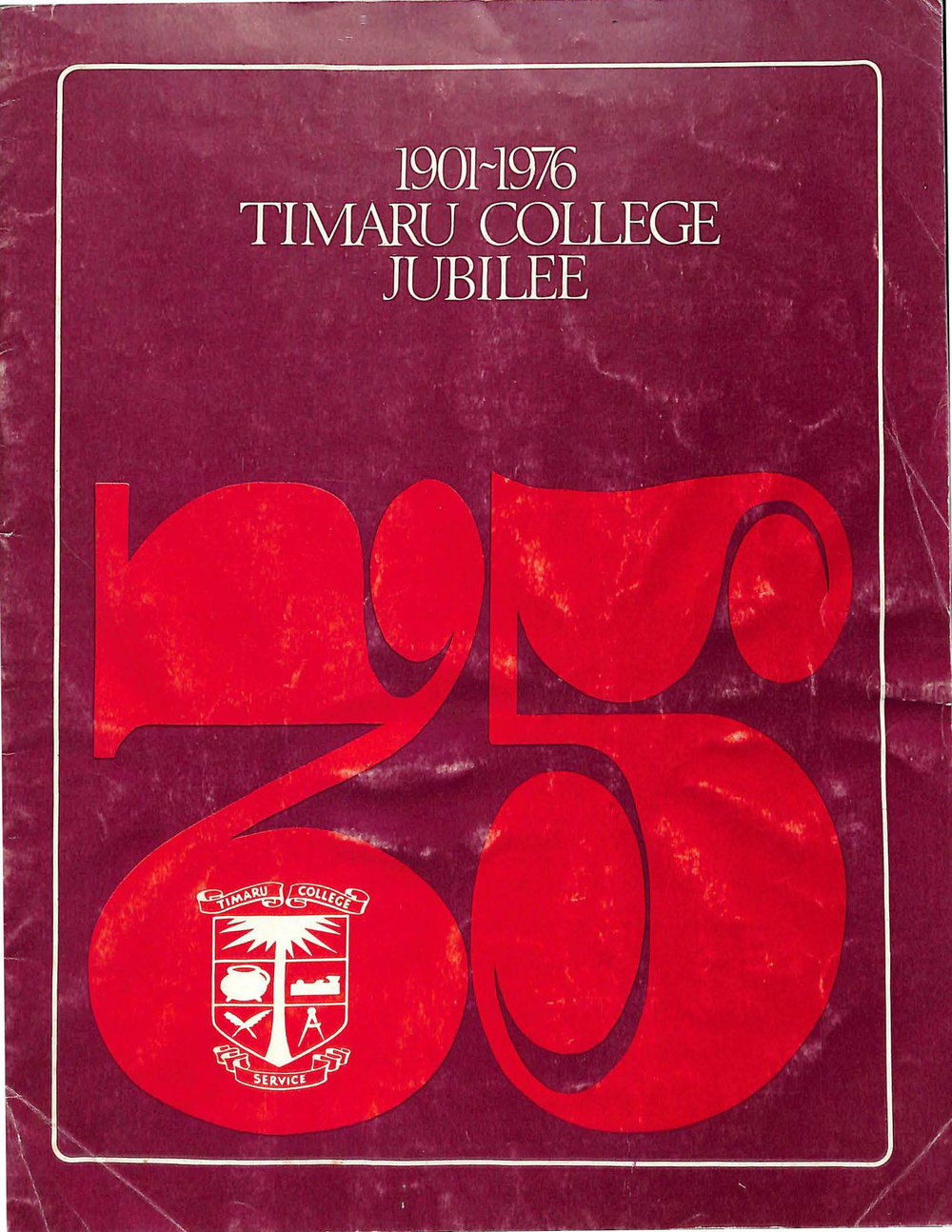 1901-1976 Timaru College Jubilee | Aoraki Heritage Collection