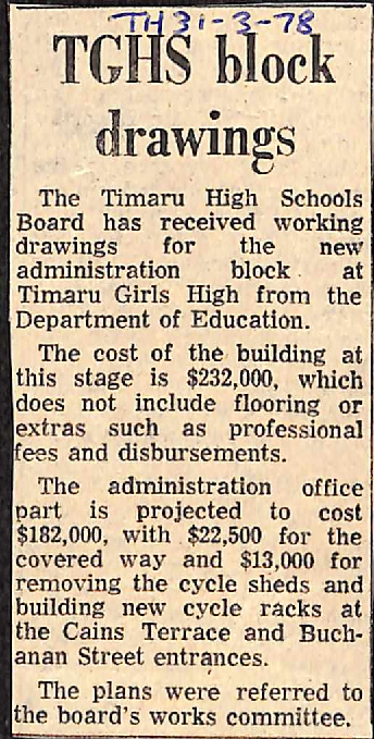 TGHS block drawings | Aoraki Heritage Collection